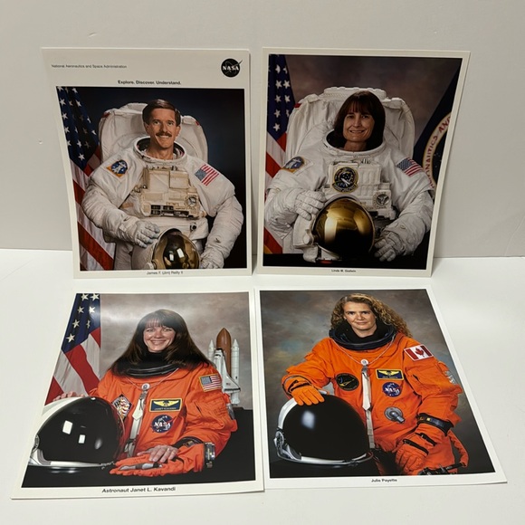 Wall Decor | 4 Nasa Astronaut Posters Linda Gordon James Reillyjulie ...